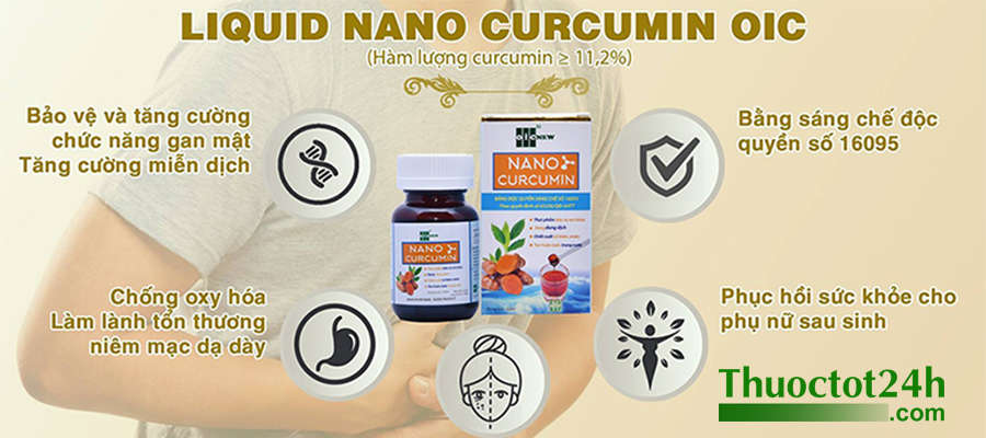 Dung dịch Nano Curcumin OIC New